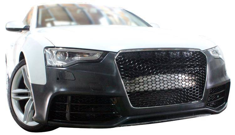 Front bumper + Grill Black Audi A5 8T 13-16 RS5 Style | Bodykits \ Audi ...