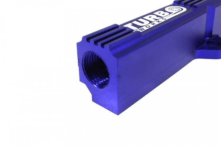 Fuel rail Toyota 2JZ-GTE Blue | Fuel System \ Fuel Rails | TurboWorks