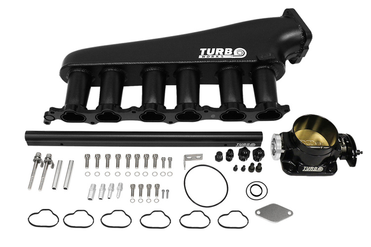 Intake manifold Toyota Lexus 2JZ-GTE with throttle body and fuel rail ...