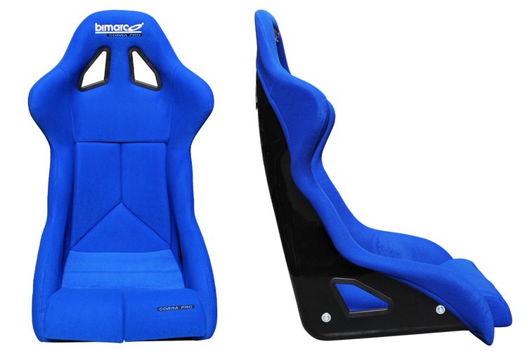 Racing Seat Bimarco Cobra PRO Welur Blue FIA | Seats and belts \ Racing ...