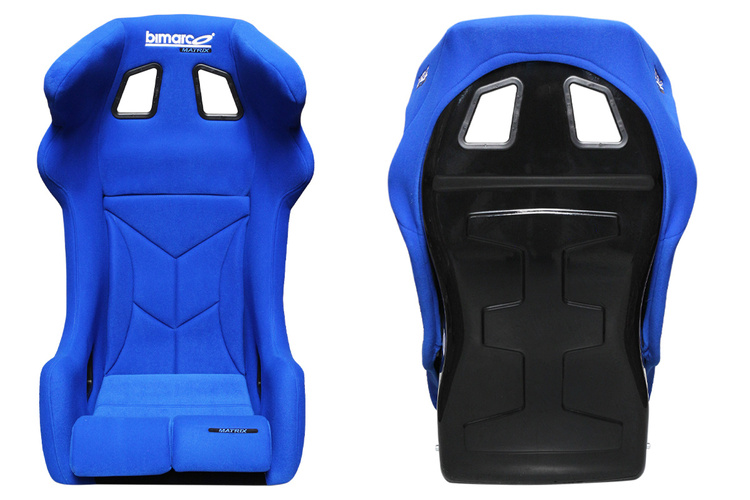 Racing Seat Bimarco Matrix Velvet Blue HANS FIA | Seats and belts ...