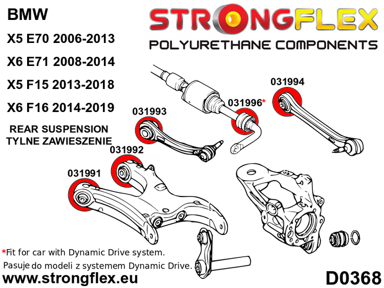 Rear suspension bush kit | | TurboWorks