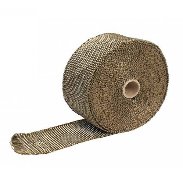 TurboWorks Exhaust heat wrap 50mm x 2mm 10m Titanium | Thermal ...