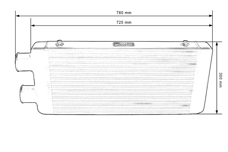 TurboWorks Intercooler 600x300x76 same side | Cooling System ...