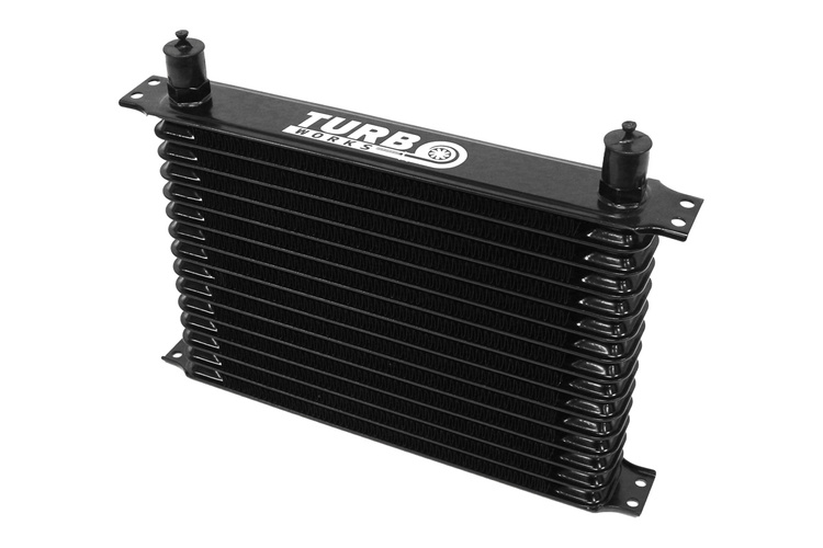 TurboWorks Oil Cooler Race Line 15-rows 300x210x50 AN10 Black | Cooling ...