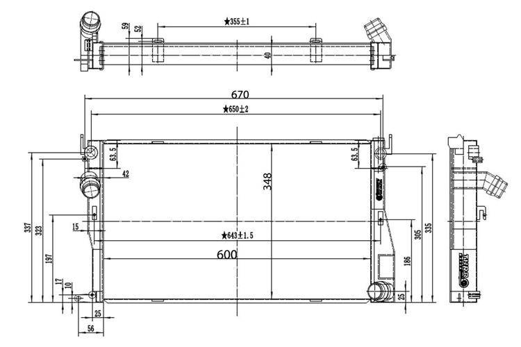 TurboWorks Racing radiator BMW E90 E92 1M E82 335i | Cooling System ...