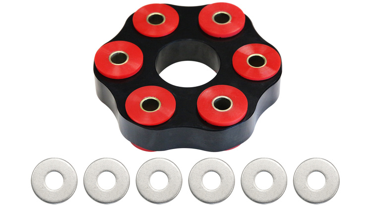 Turboworks Universal Transmission-Shaft flex disc joint 105mm/12mm ...